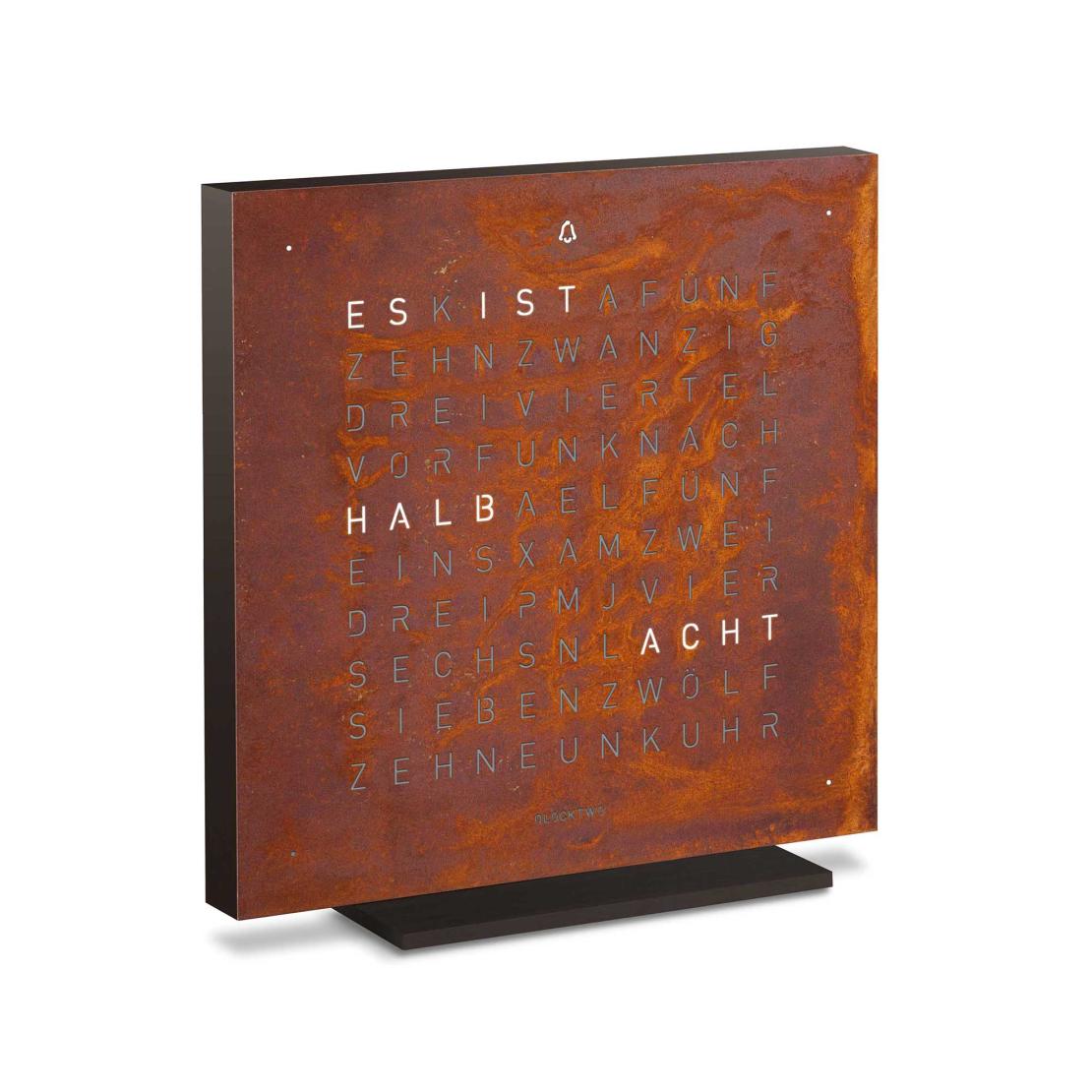 Qlocktwo EARTH 13.5 CREATOR´S EDITION RUST reservieren